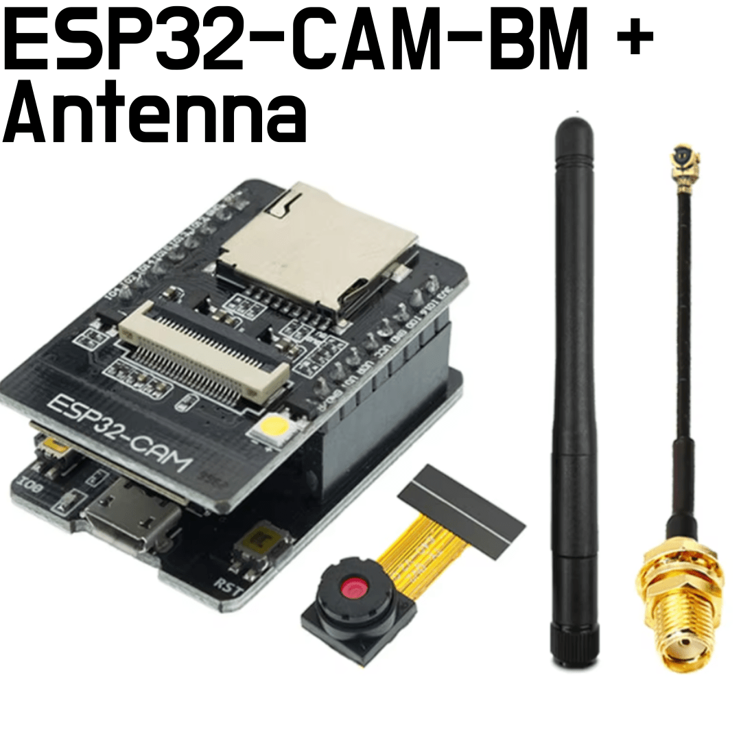 ESP32 CAM Camera + Adapter Board + Antenna | ePartners