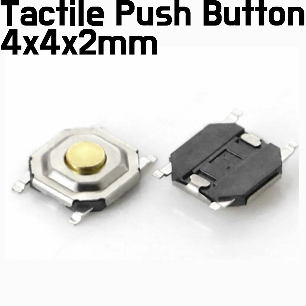 4x4x2mm Pcb Tactile Push Button Micro Switch Epartners