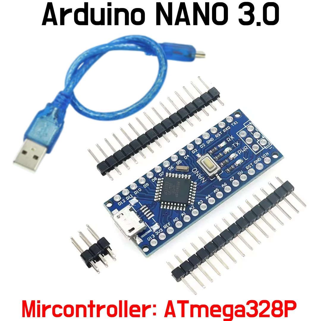 Arduino Nano Compatible - Genuine ATmega328P Microcontoller MicroUSB ...