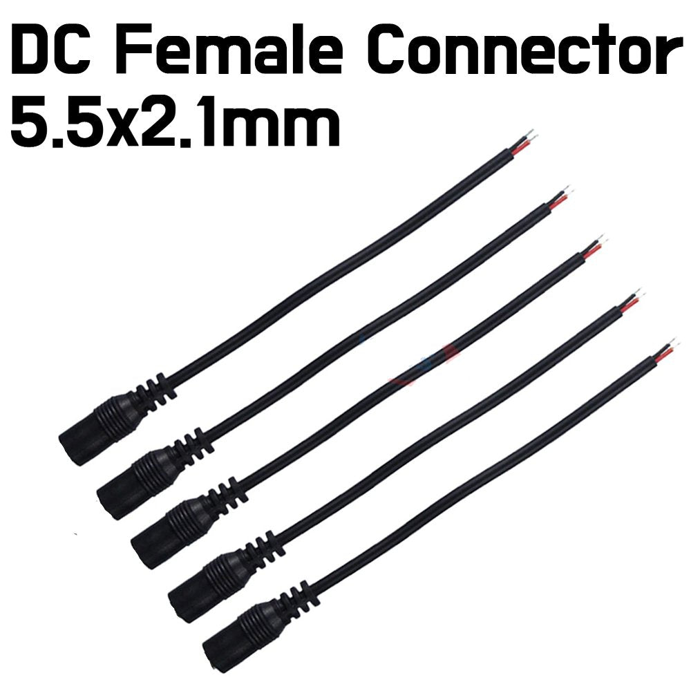 DC Power Connector with lead 5.5x2.1mm | ePartners NZ