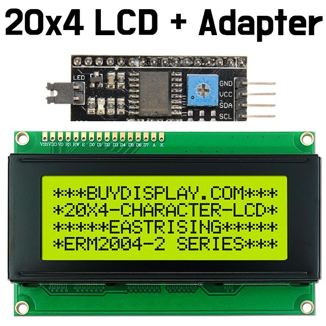 LCD 2004 Display module - Green | ePartners NZ