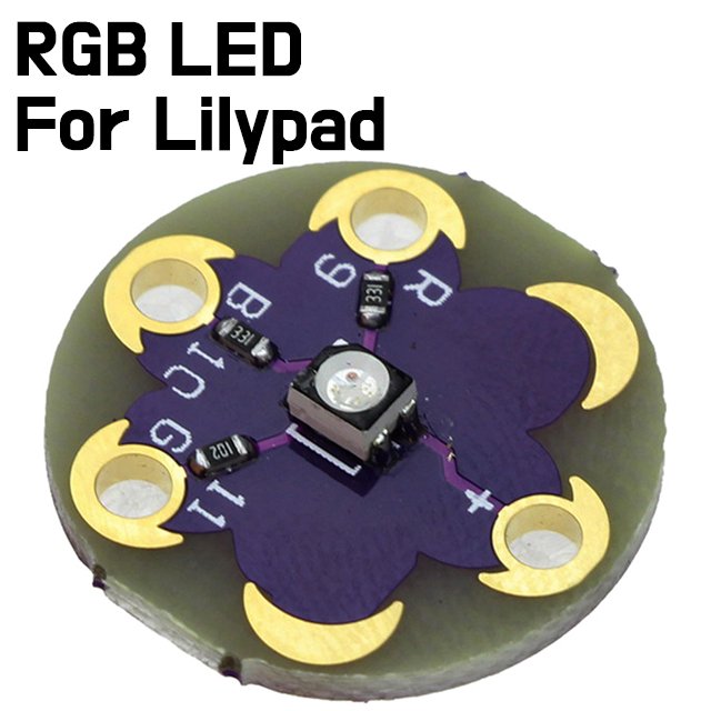 LilyPad Tri-Colour LED RGB Module | ePartners NZ