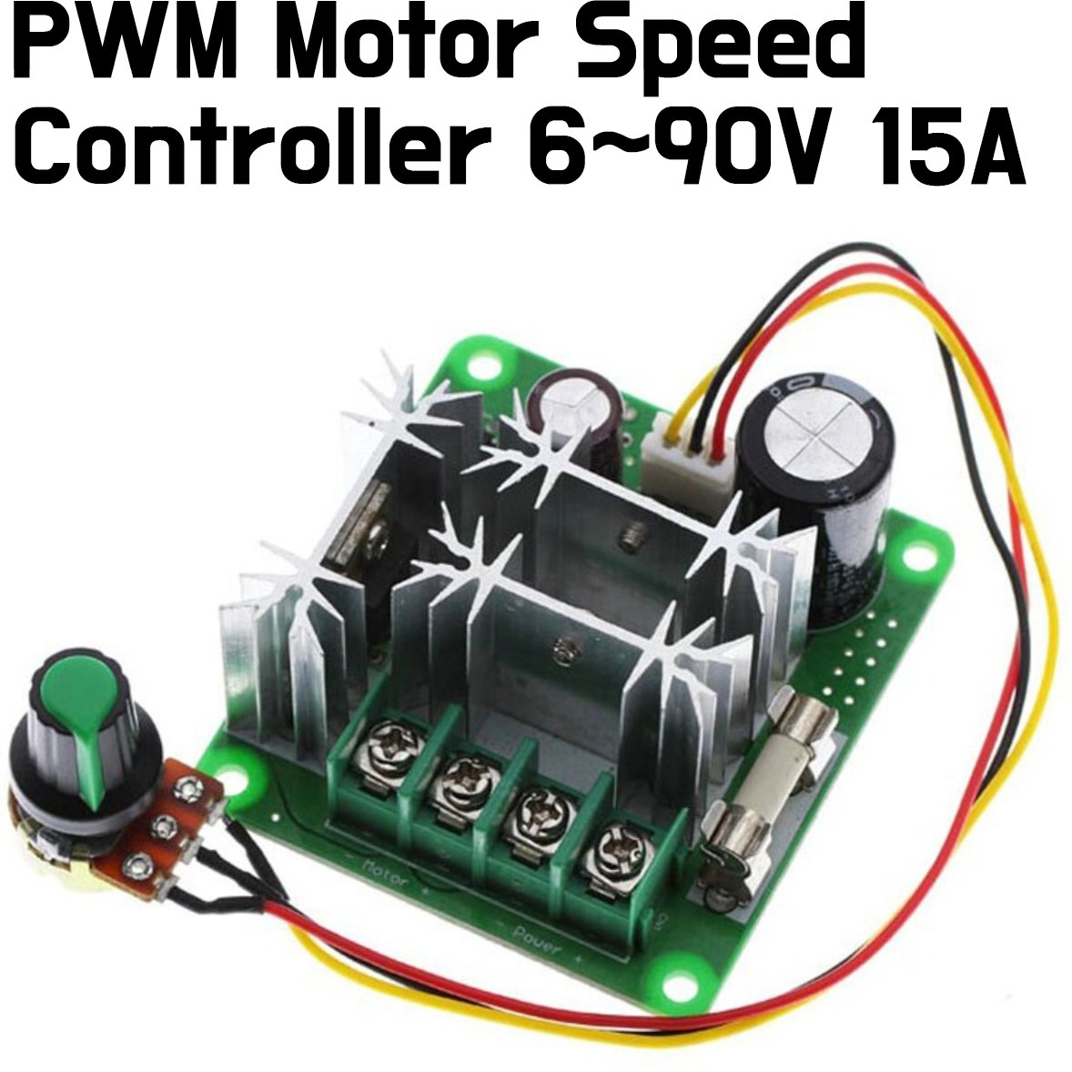 PWM Motor Speed Controller 6-90V 15A | ePartners NZ