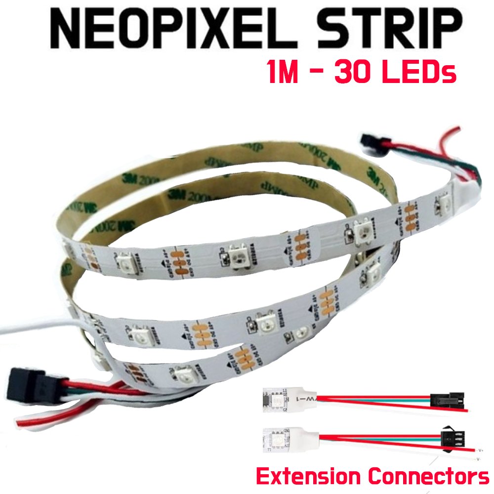 Neopixel WS2812B WS2812 strip 1M 30Leds | ePartners NZ