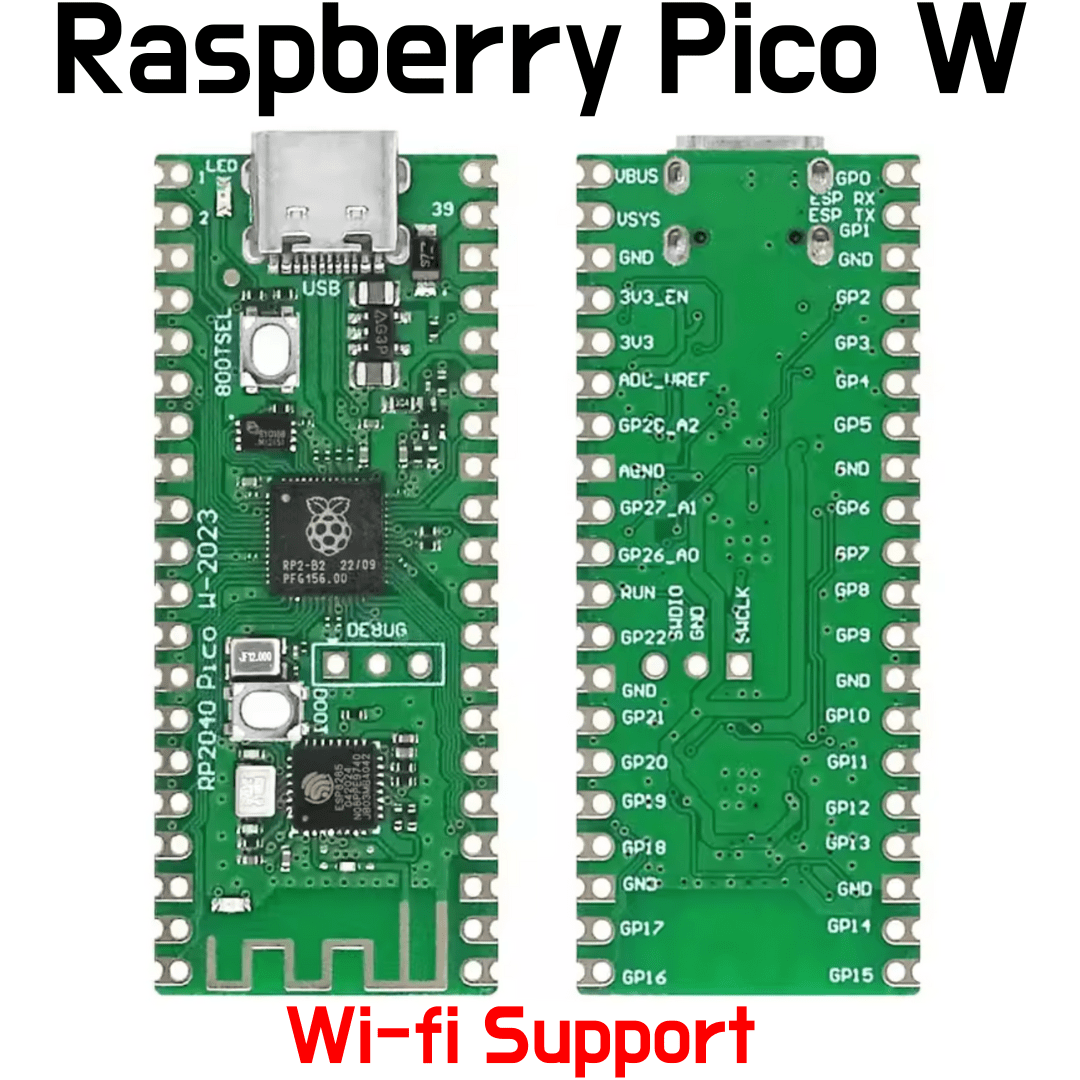 Raspberry Pi Pico W Board RP2040 - Support WI-FI | ePartners