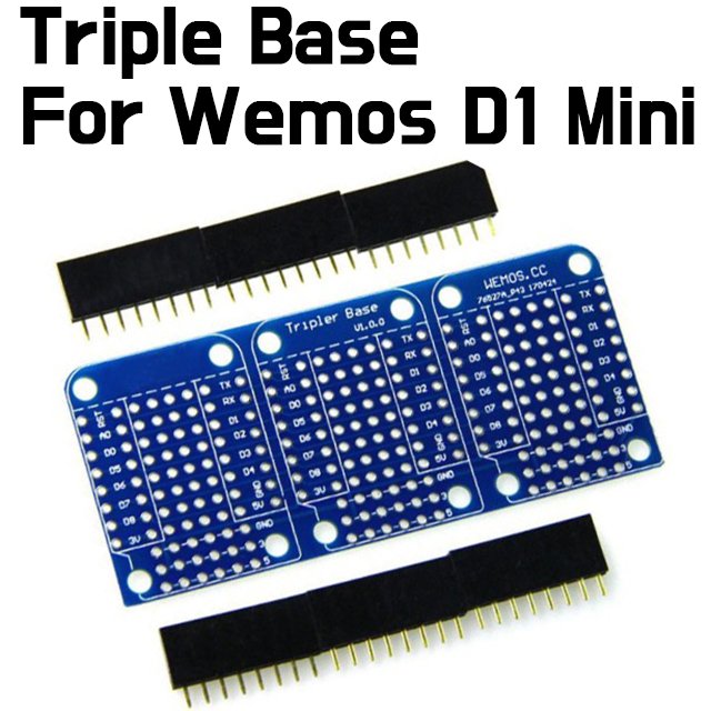 WeMos - Triple Shield WeMos D1 Mini | ePartners NZ