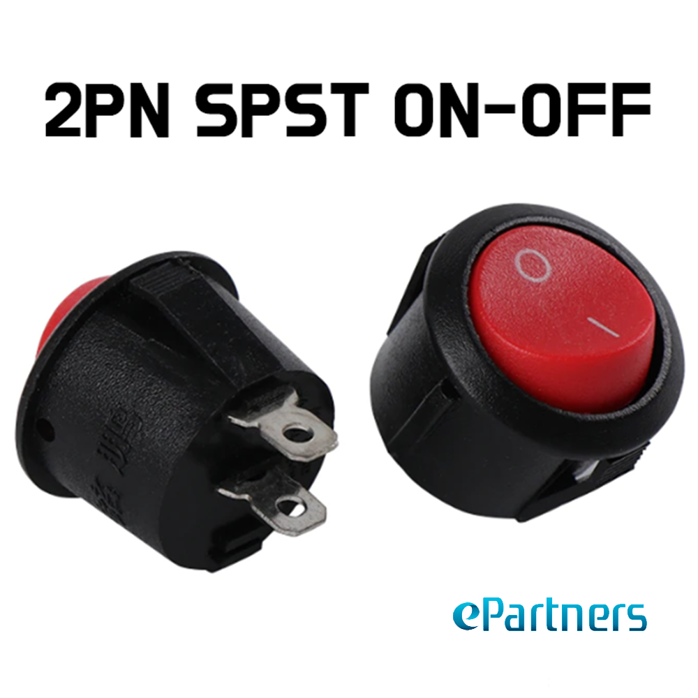 ROUND Toggle Switch Car Boat Switch Push Button Rocker Switch | ePartners