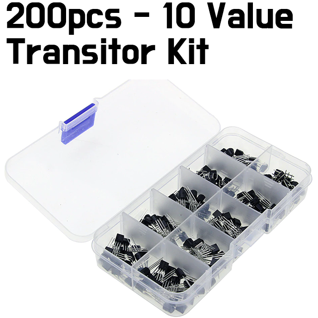 Transistor Assortment Kit - 200pcs | ePartners NZ