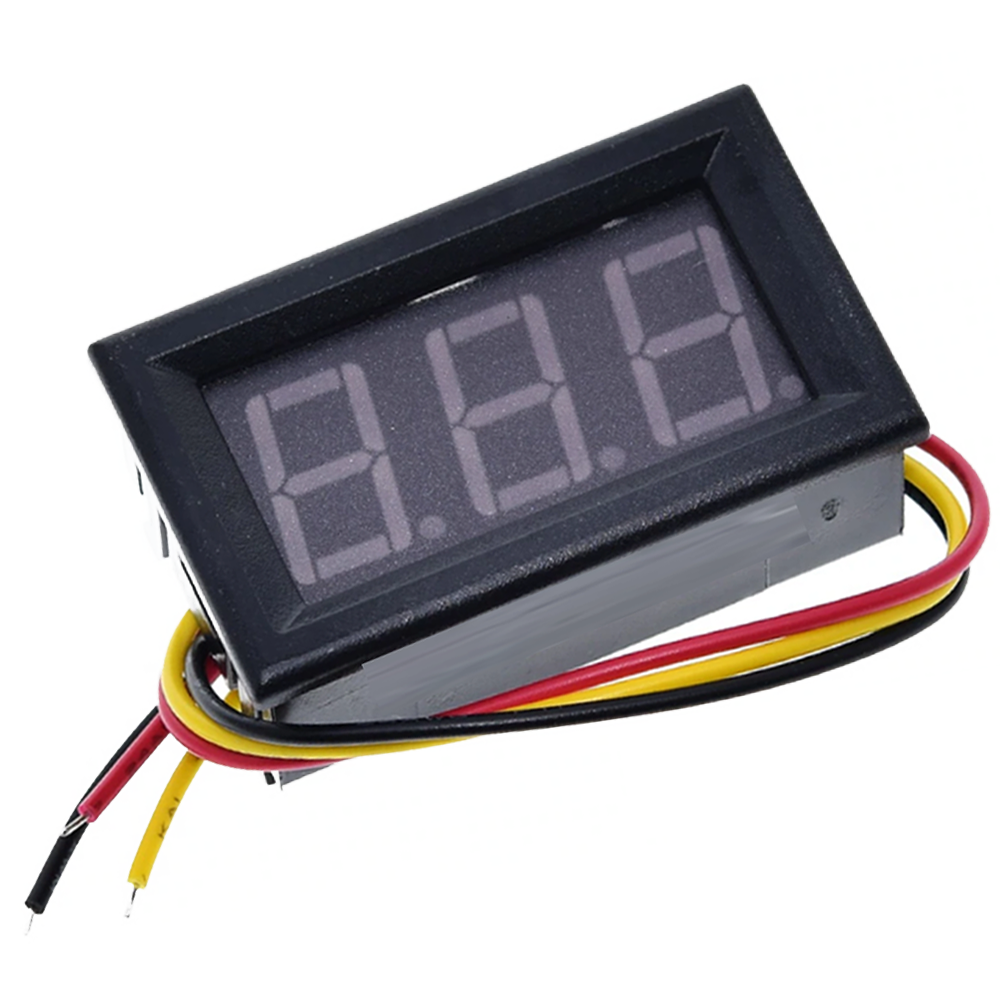 LED Digital Voltmeter 3 Wire 0.56" - 0V~100V - ePartners NZ