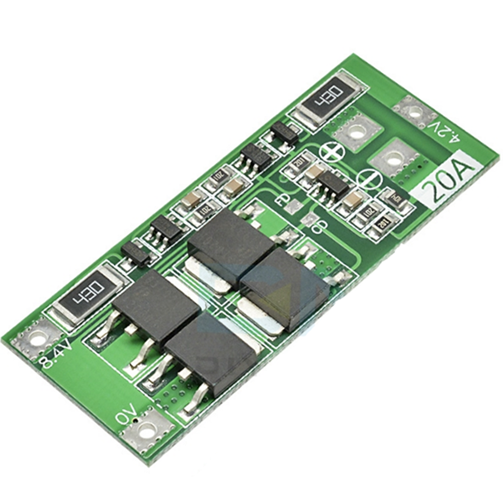 2S 10A 7.4V Lithium Battery 18650 BMS Charger Protection Board | ePartners