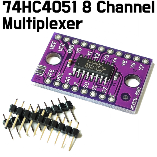 74HC4051 8-Channel Analog/Digital Multiplexor Module | ePartners