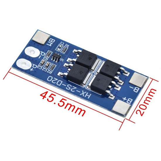 2S 13A 7.4V Lithium Battery 18650 BMS Charger Protection Board | ePartners