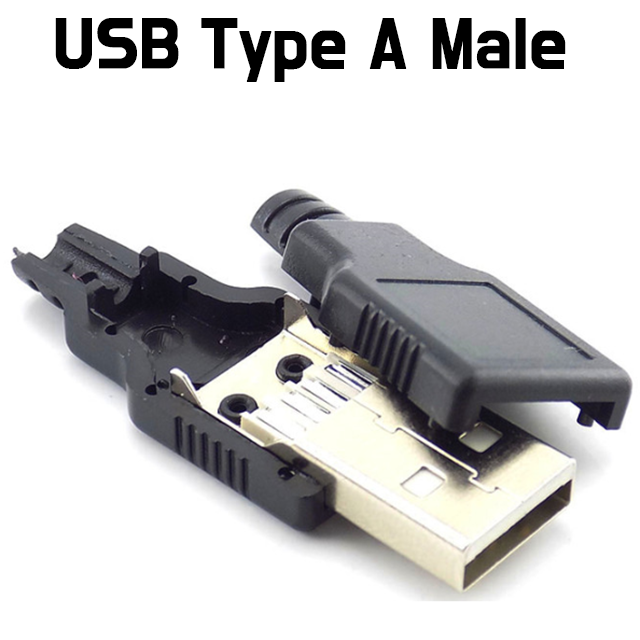 USB 2.0 Type A Male USB 4-Pin Plug | ePartners NZ