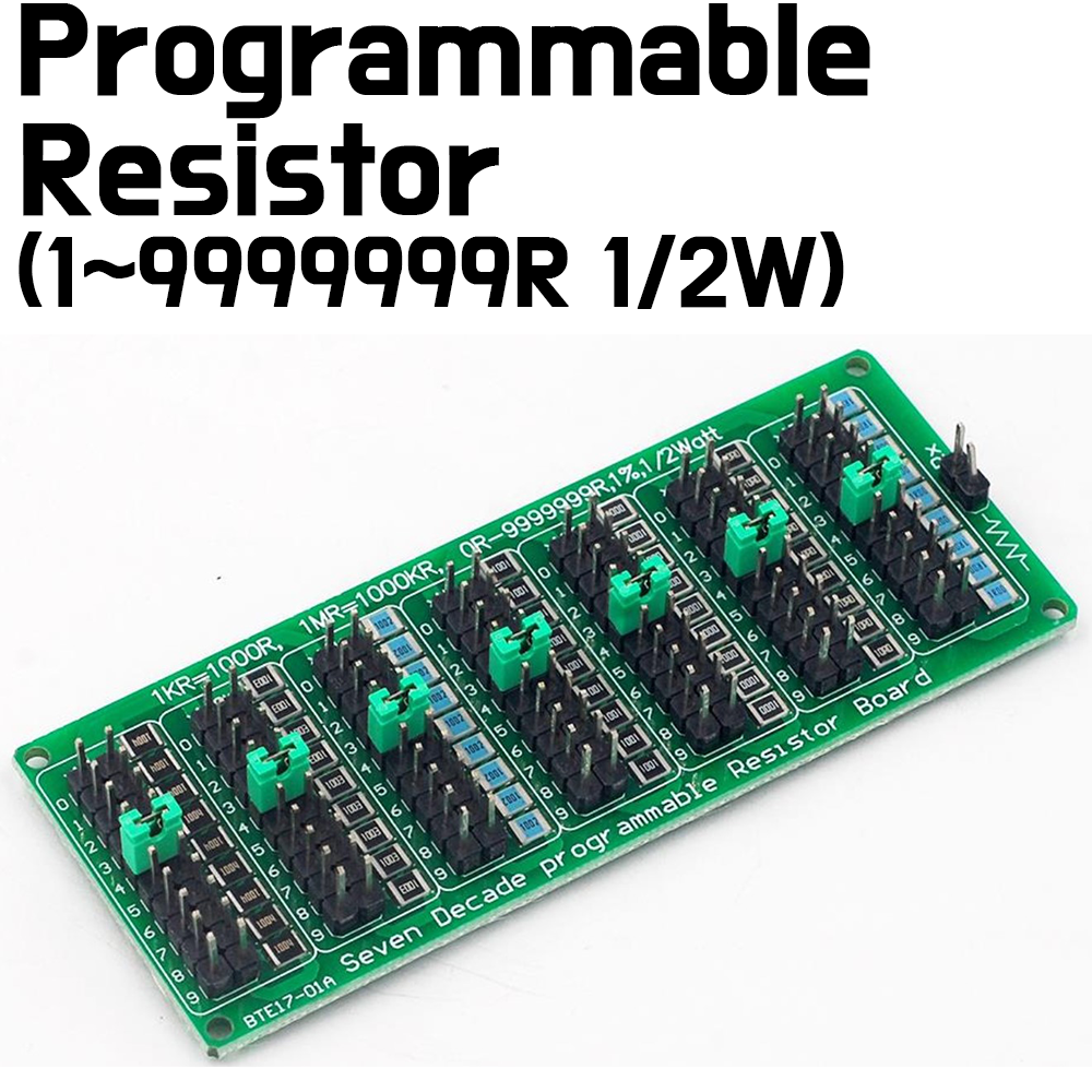 Programmable / Adjustable SMD Resistor Slide Resistor Board 1/2W - 1R ...