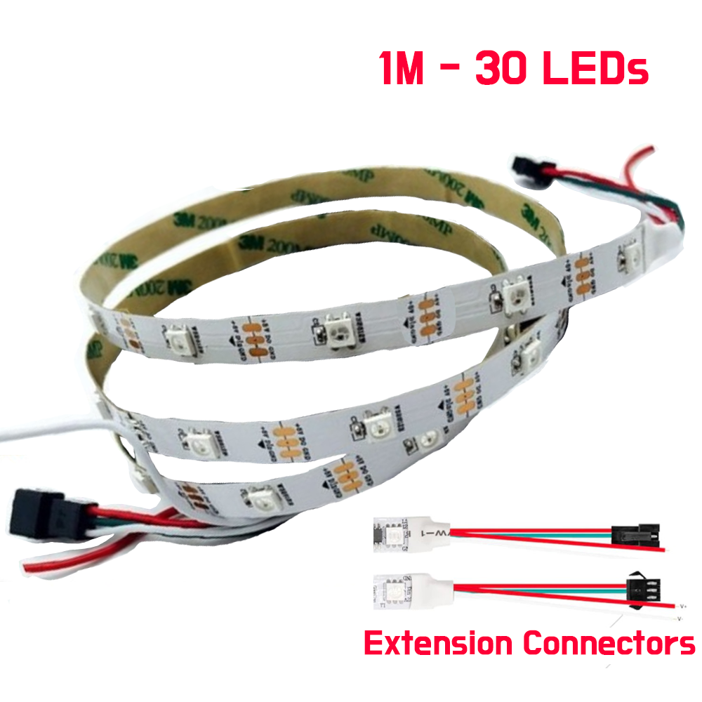 Neopixel WS2812B WS2812 strip 1M 30Leds | ePartners NZ