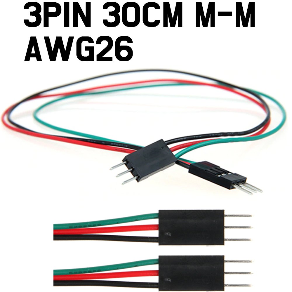 Dupont Cables Jumper Wires 30cm 3pin AWG26 | ePartners NZ