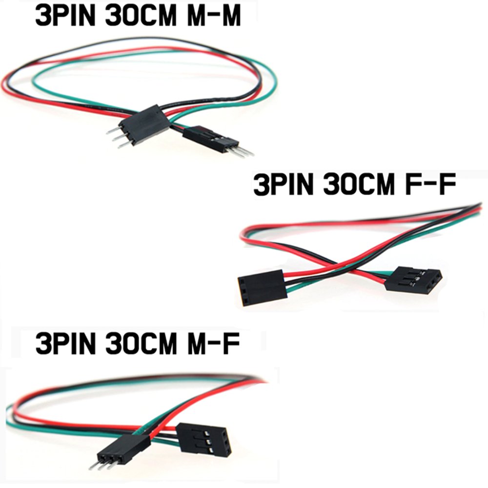 Dupont Cables Jumper Wires 30cm 3pin AWG26 | ePartners NZ
