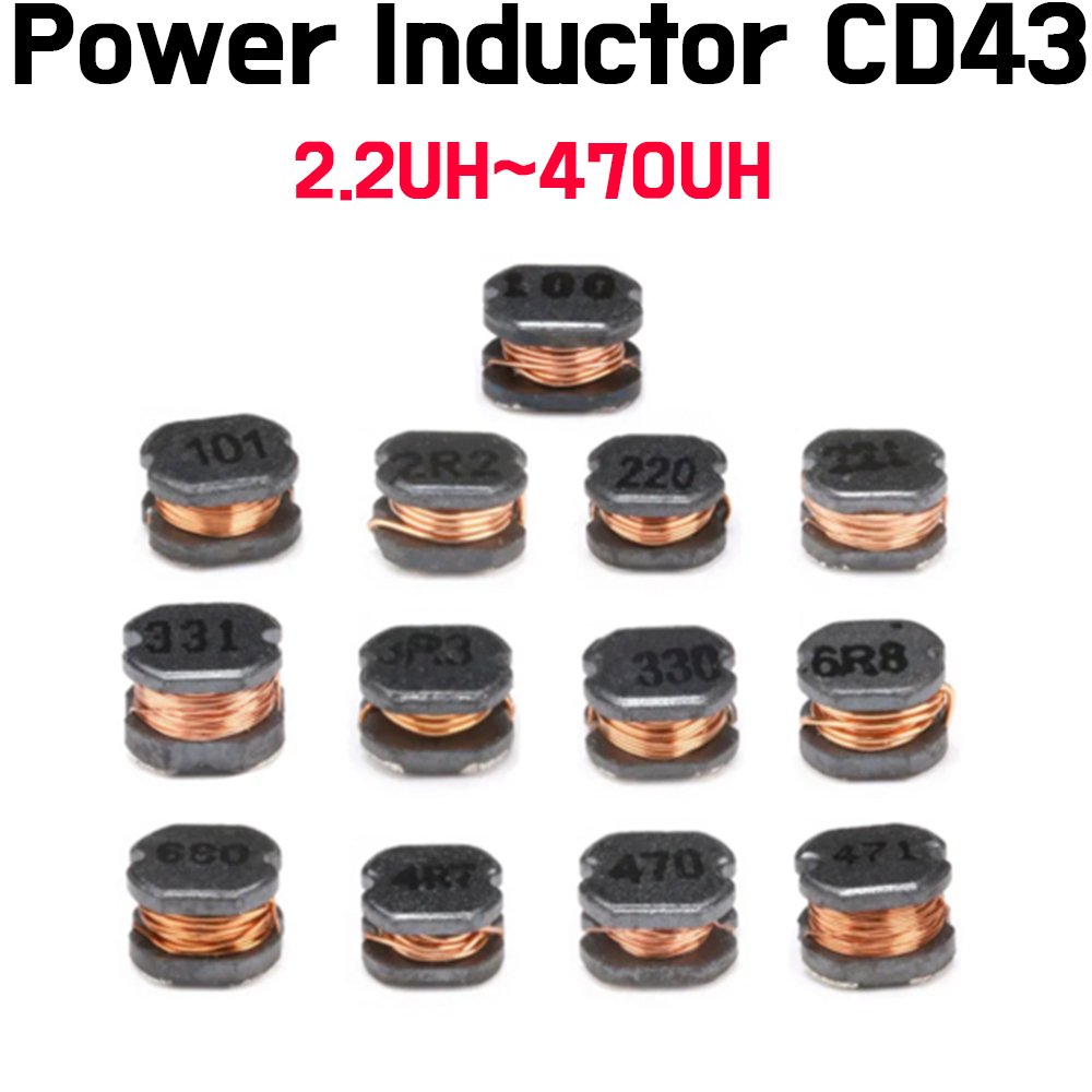 Power Inductor 2.2UH-470UH CD43 SMD | ePartners