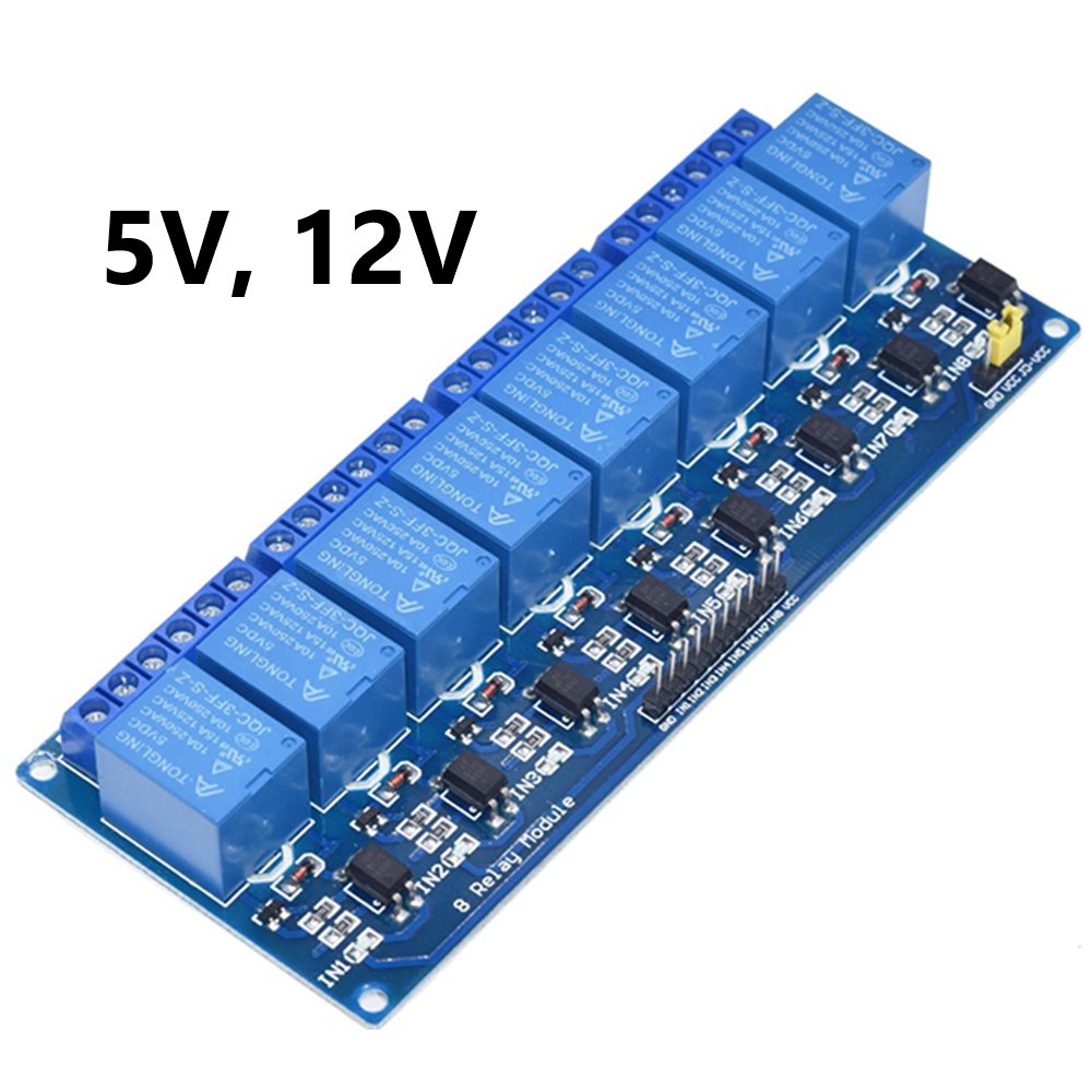 Relay module 8 Channel - 5V, 12V | ePartners NZ