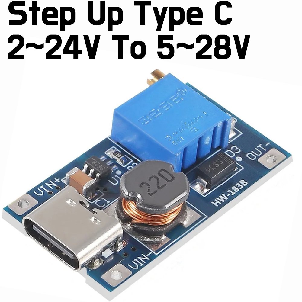 Step Up Boost DC Converter - Type C USB | ePartners